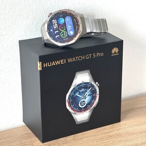 Huawei Watch GT 5 Pro Titanium 46mm Αδιάβροχο με Παλμογράφο (Τιτάνιο ...