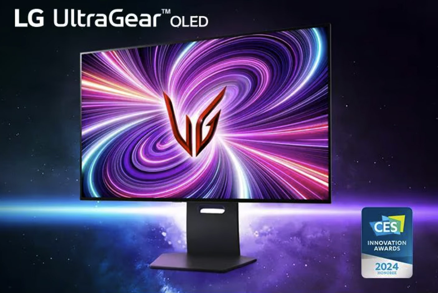 LG UltraGear 32GS95UE-B OLED HDR Gaming Monitor 31.5" 4K 3840x2160 240Hz με Χρόνο Απόκρισης 0 ...