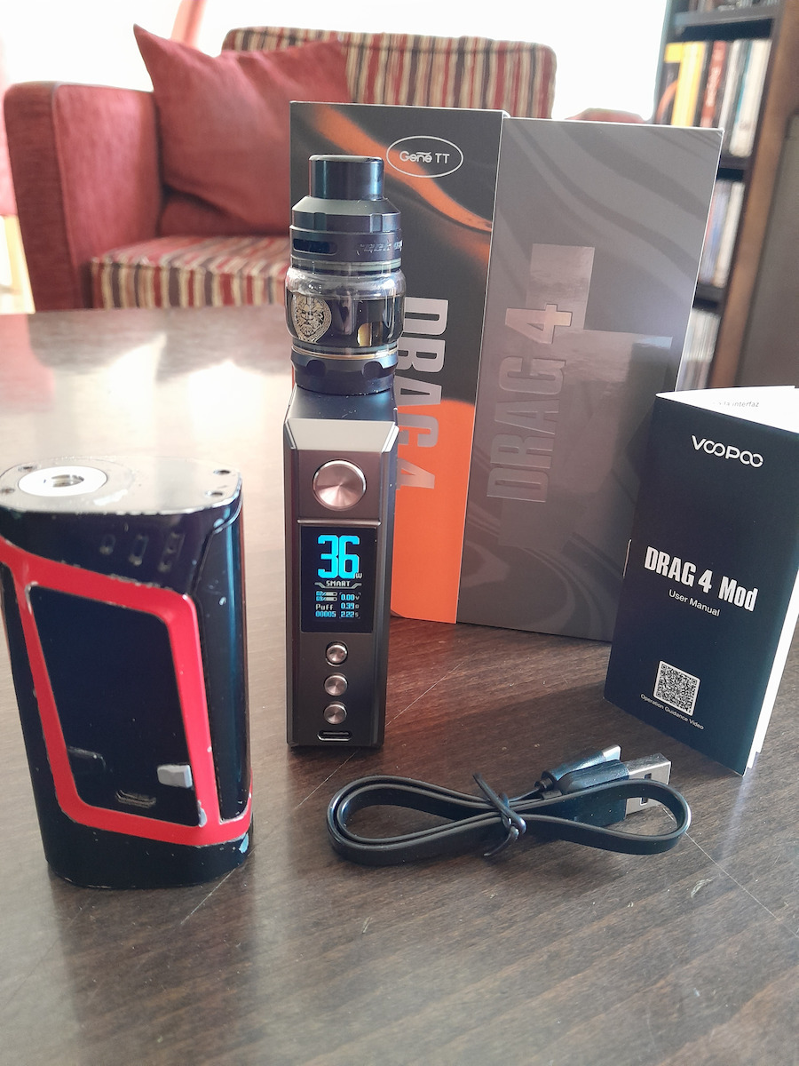 Voopoo Box Mod Drag 4 177W Black Walnut | Skroutz.gr