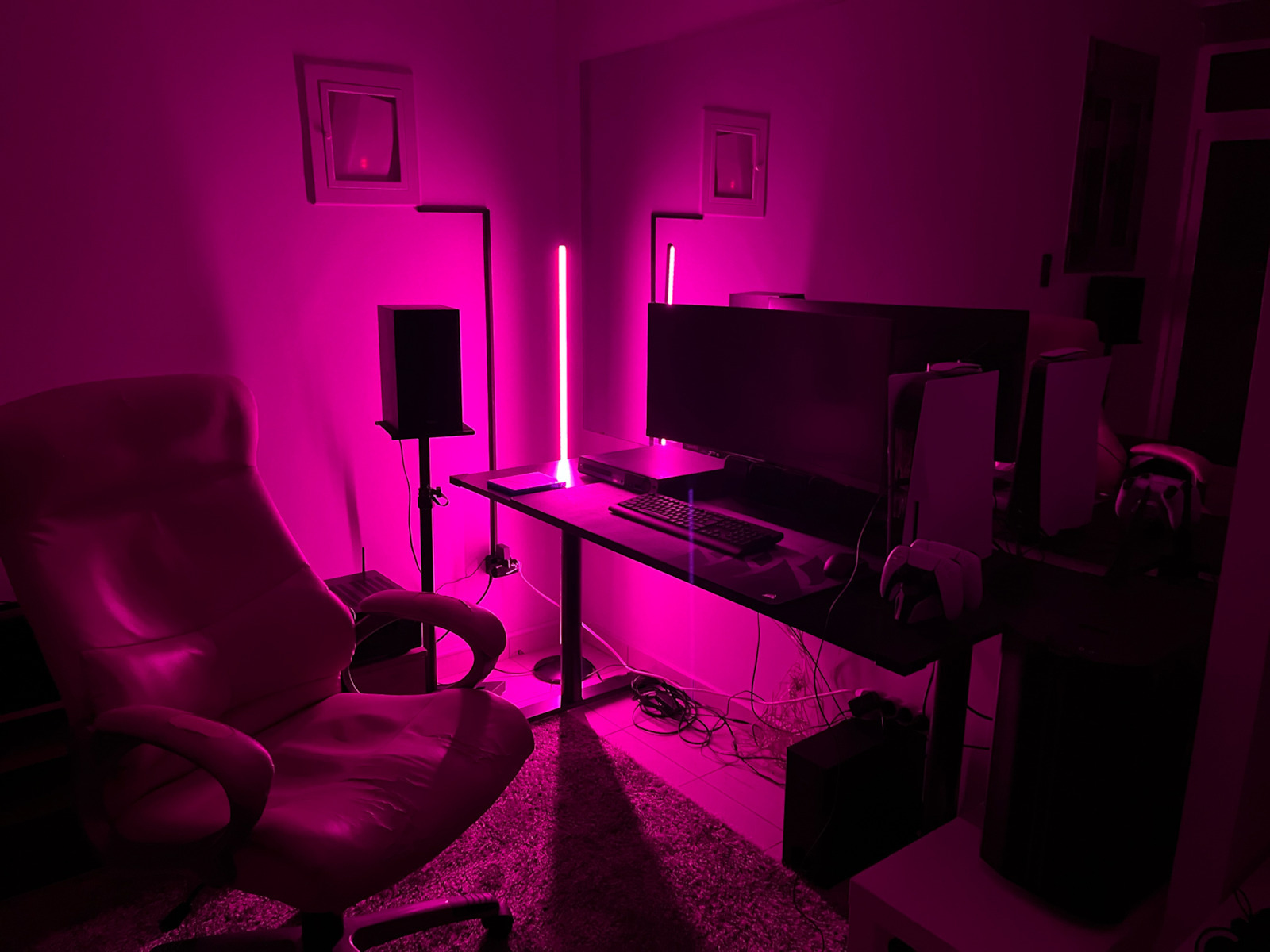 Govee LED Φωτιστικό Δαπέδου Υ140xΜ20εκ. με RGBW Φως Μαύρο H6076 ...
