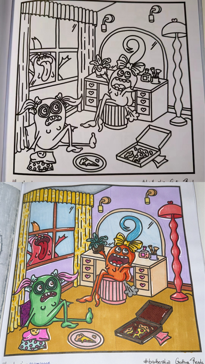 Colouring Book Brotherakia – Μικρή Ολλανδέζα, Offline Moments, Full of ...