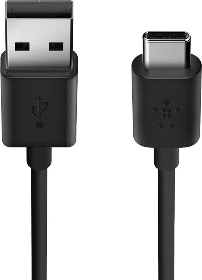 Belkin Regular USB 2.0 Cable USB-C male - USB-A male Mαύρο 3m ...