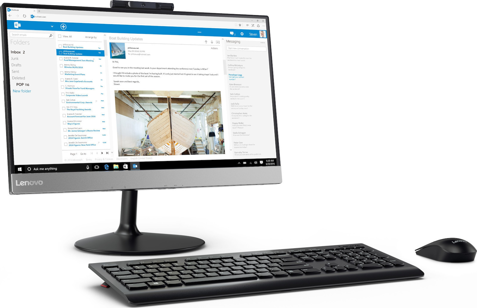 Lenovo V410z 10QV 21.5" Touch (i5-7400T/8GB/500GB HDD//FHD/W10 Home ...