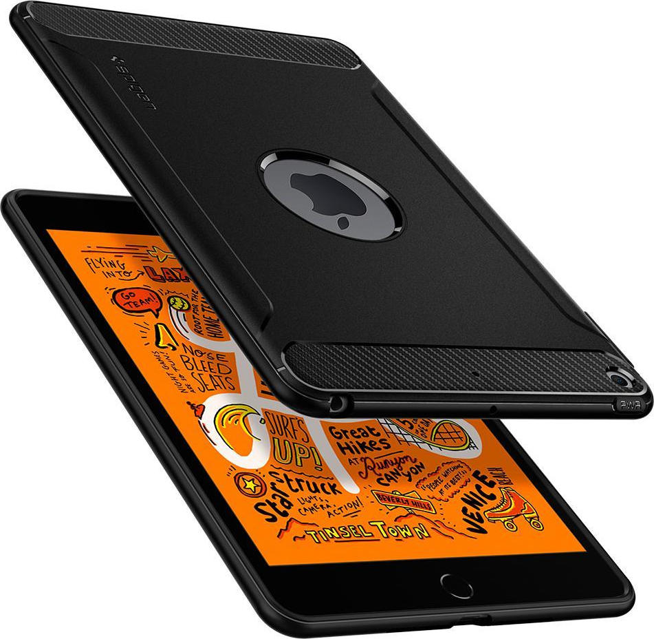 Spigen Rugged Armor Back Cover Μαύρο (iPad mini 2019) | Skroutz.gr