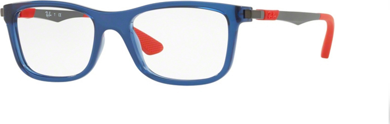 Ray Ban Παιδικός Κοκκάλινος Σκελετός Γυαλιών σε Μπλε Χρώμα RB1549 3734 ...