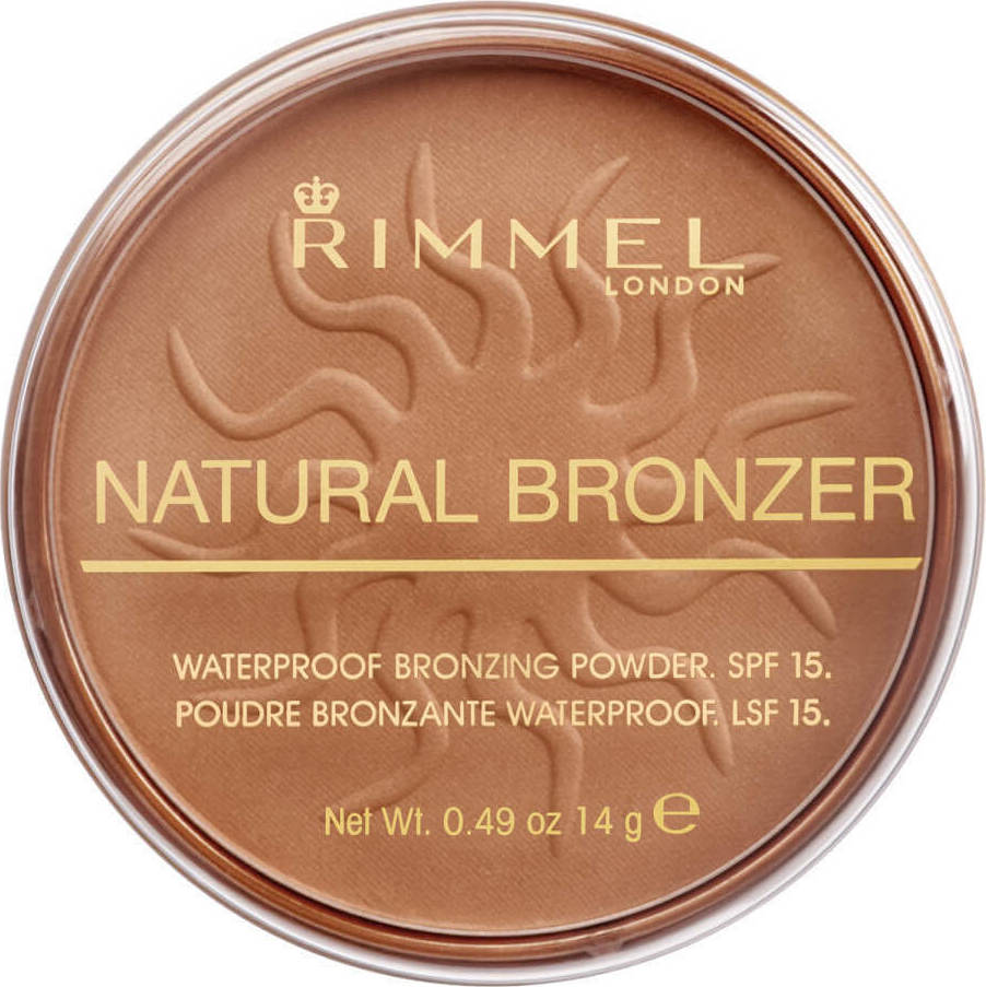 Rimmel Natural Bronzer Waterproof Bronzing Powder 021 Sun Light 14gr ...