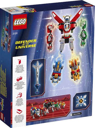 LEGO Idei Ideas: Defender Of The Universe Voltron pentru 16+ ani 21311 ...