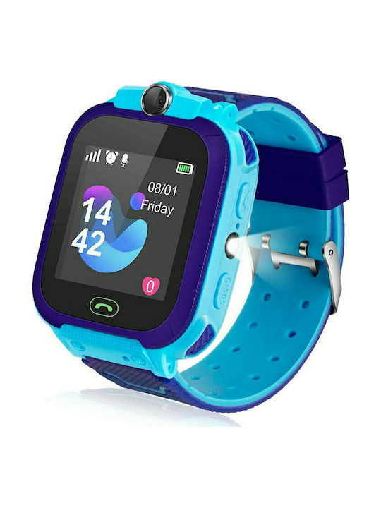 LBS Tracker Παιδικό Ψηφιακό Ρολόι με GPS και Καουτσούκ/Πλαστικό Λουράκι ...