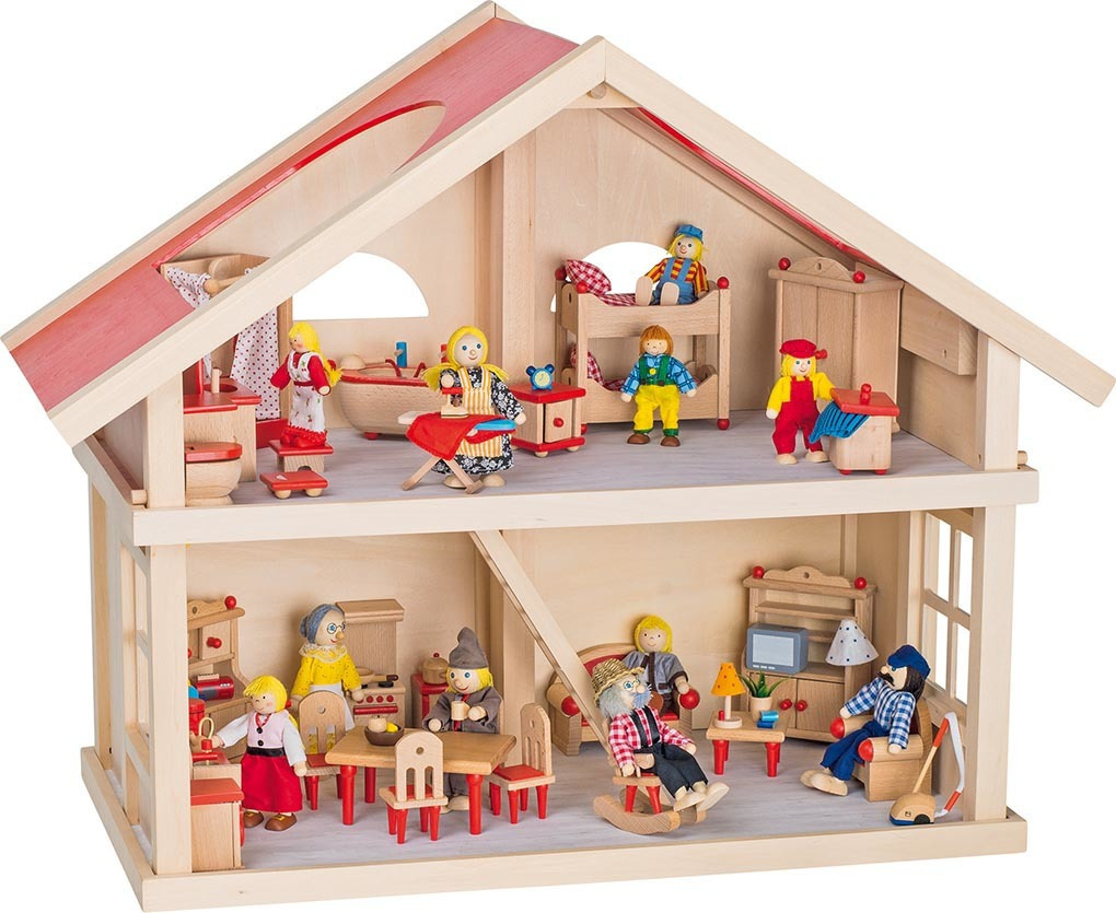 Goki Ξύλινο Κουκλόσπιτο Διώροφο 51961 | Skroutz.gr