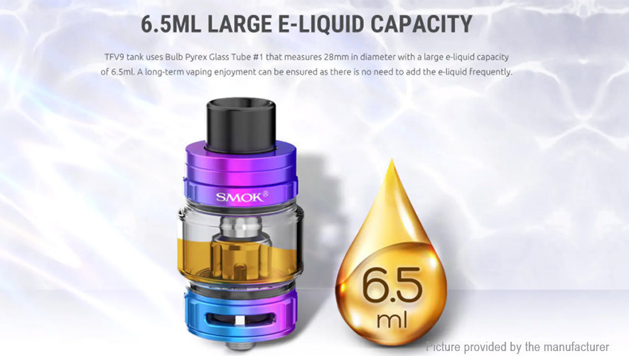 Smok TFV9 RTA 6.5ml 28mm Stainless Steel | Skroutz.gr