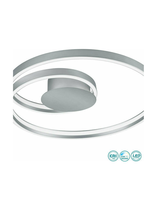 CInque Ciola Μοντέρνα Μεταλλική Πλαφονιέρα Οροφής με Ενσωματωμένο LED ...