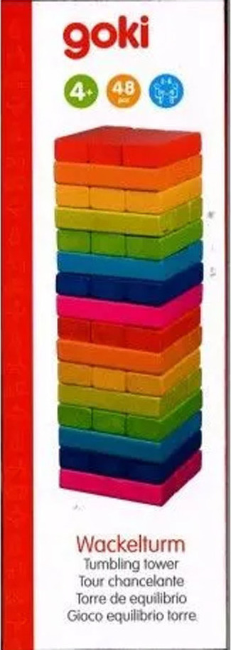 Goki Tumbling Tower Rainbow | Skroutz.gr