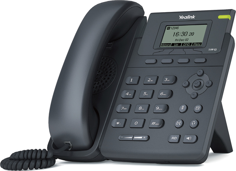 Yealink SIP-T19P E2 Ενσύρματο Τηλέφωνο IP Μαύρο | Skroutz.gr