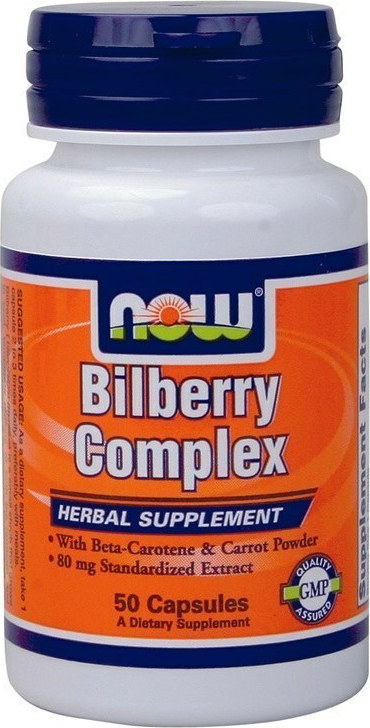 Now Foods Bilberry Complex 50 κάψουλες | Skroutz.gr