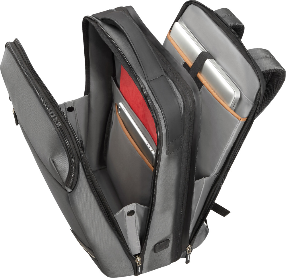 Samsonite Litepoint Αδιάβροχη Τσάντα Πλάτης για Laptop 17.3" σε Γκρι ...