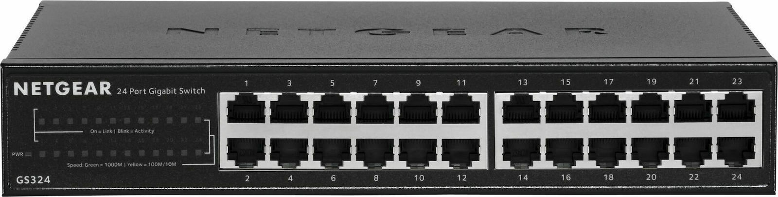 NetGear GS324 v2 Unmanaged L2 Switch με 24 Θύρες Gigabit (1Gbps ...
