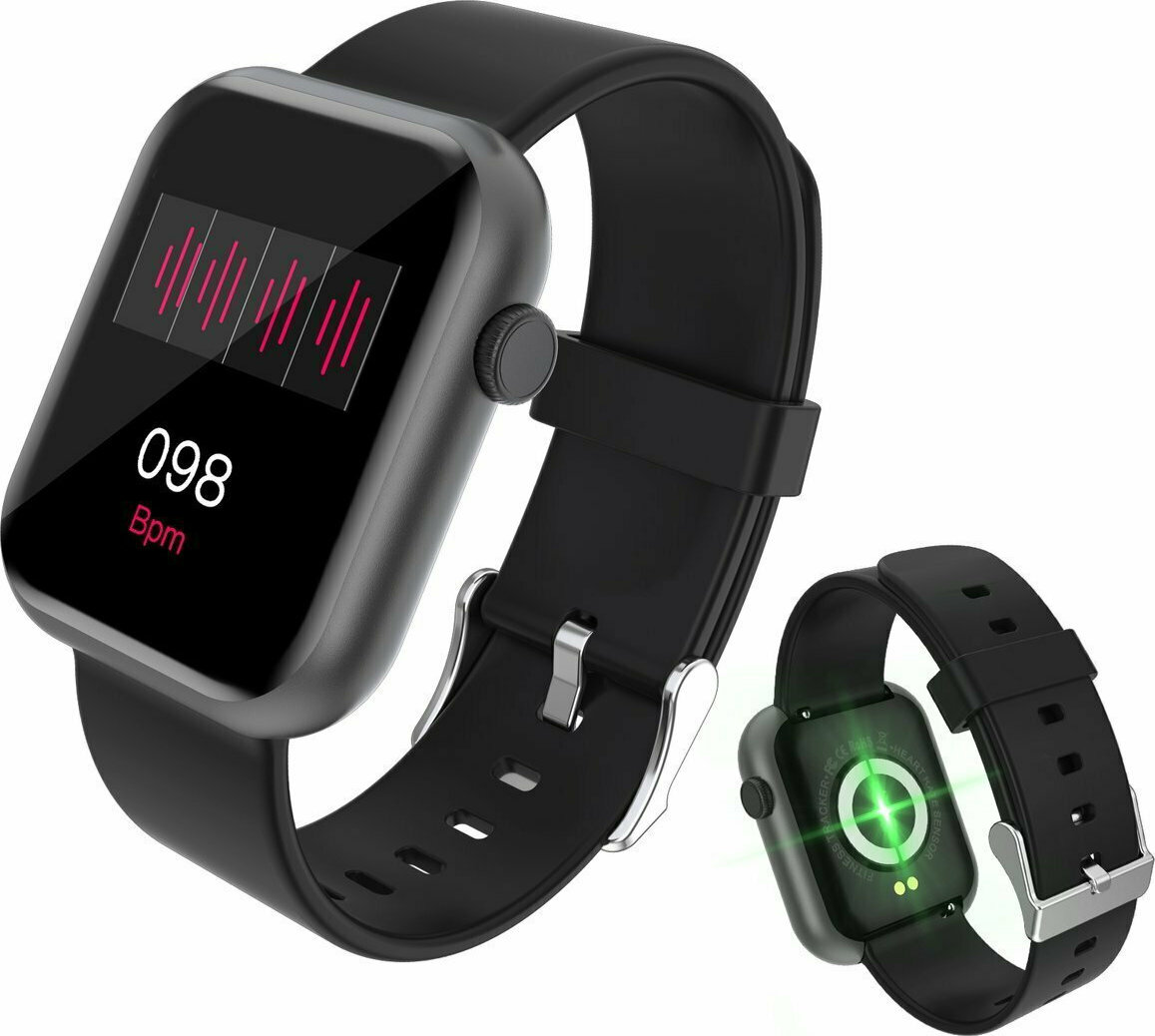 Colmi P9 Aluminium 40mm Smartwatch με Παλμογράφο (Μαύρο) | Skroutz.gr