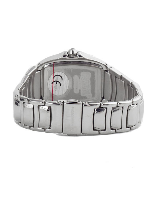 Chronotech Γυναικείο Ρολόι 33mm Μπαταρίας με Ασημί Μεταλλικό Μπρασελέ ...