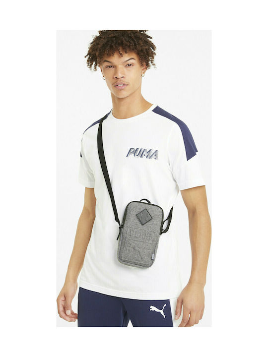 Puma Ανδρική Τσάντα Ώμου / Χιαστί σε Γκρι χρώμα 078038-09 | Skroutz.gr