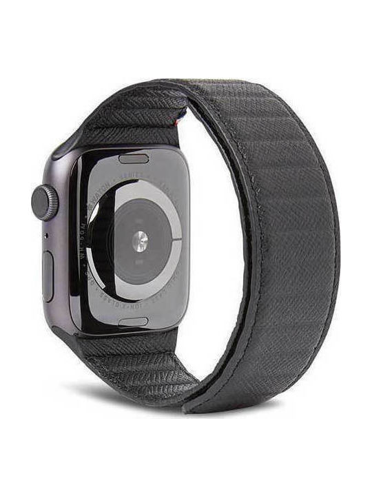 Decoded Magnetic Strap Lite Λουράκι Δερμάτινο Μαύρο (Apple (Apple Watch ...