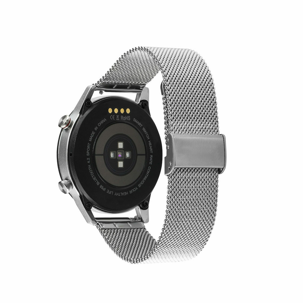 Slazenger SL.07.6418 Stainless Steel 44mm Smartwatch με Παλμογράφο ...