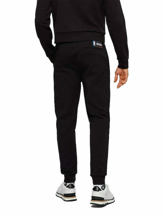 Hugo Boss NBA Capsule Lakers Παντελόνι Φόρμας με Λάστιχο Μαύρο 50469437 ...