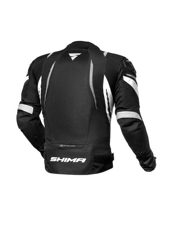 Shima Mesh Pro Ανδρικό Μπουφάν Μηχανής 4 Εποχών Black/White S077 ...