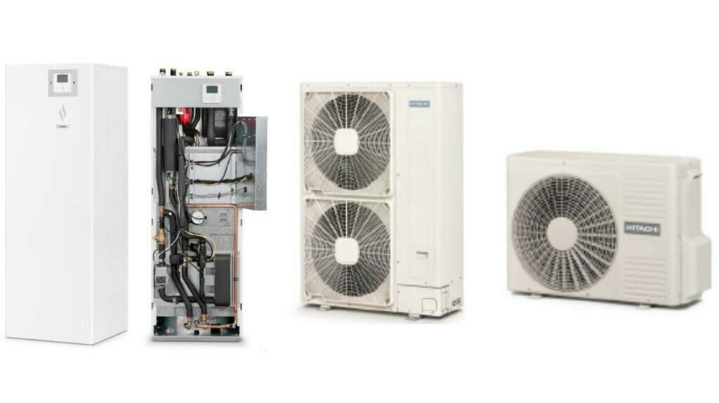 Hitachi Yutaki-S Combi RWD-4.0NWE-260S / RAS-4WHNPE Αντλία Θερμότητας 11kW Τριφασική 60°C Split ...