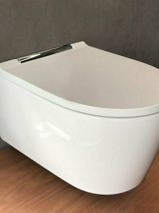 Geberit One Rimless Wall-Mounted Toilet that Includes Soft Close Cover ...