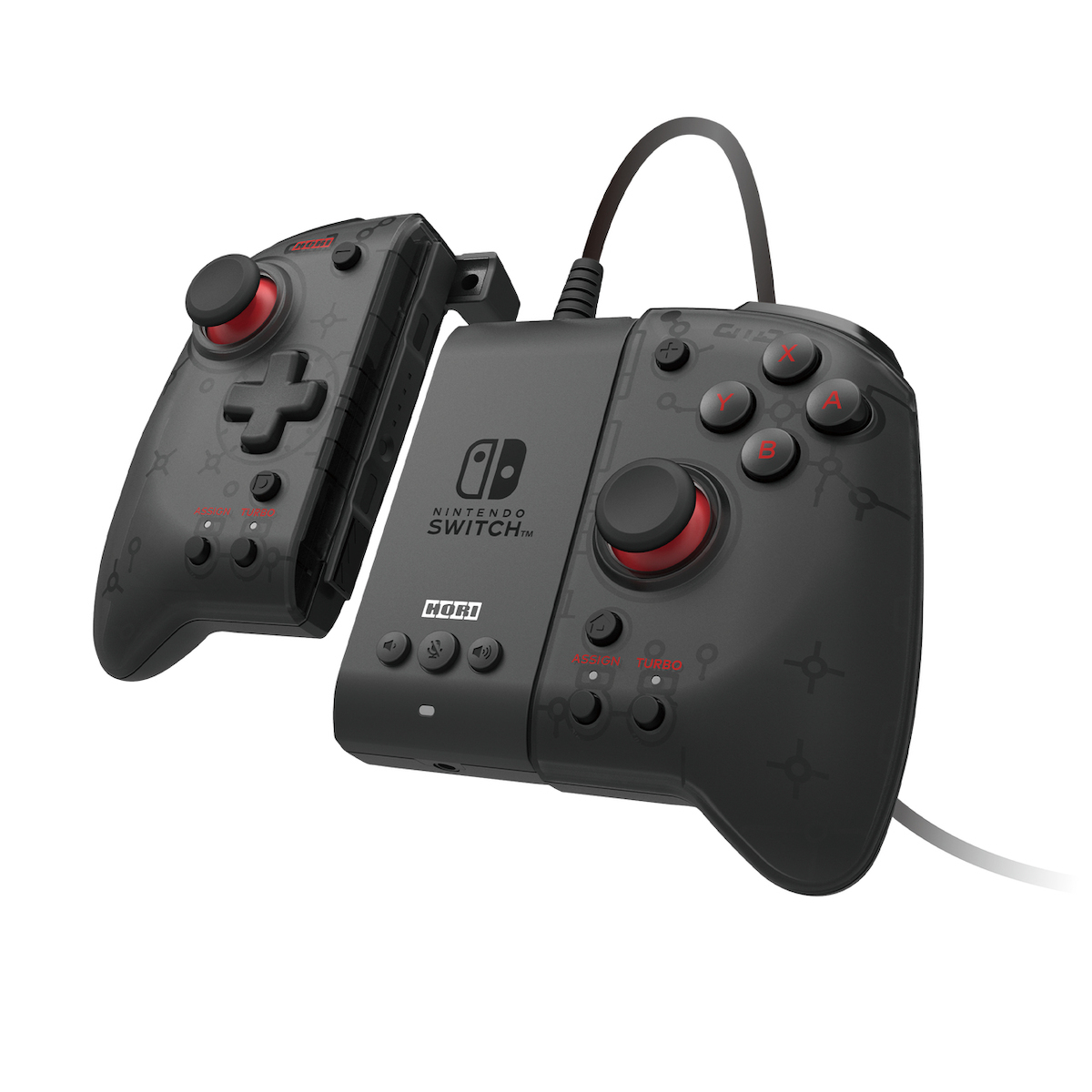 Hori Split Pad Pro Attachment Set Ενσύρματο Gamepad για Switch Μαύρο ...