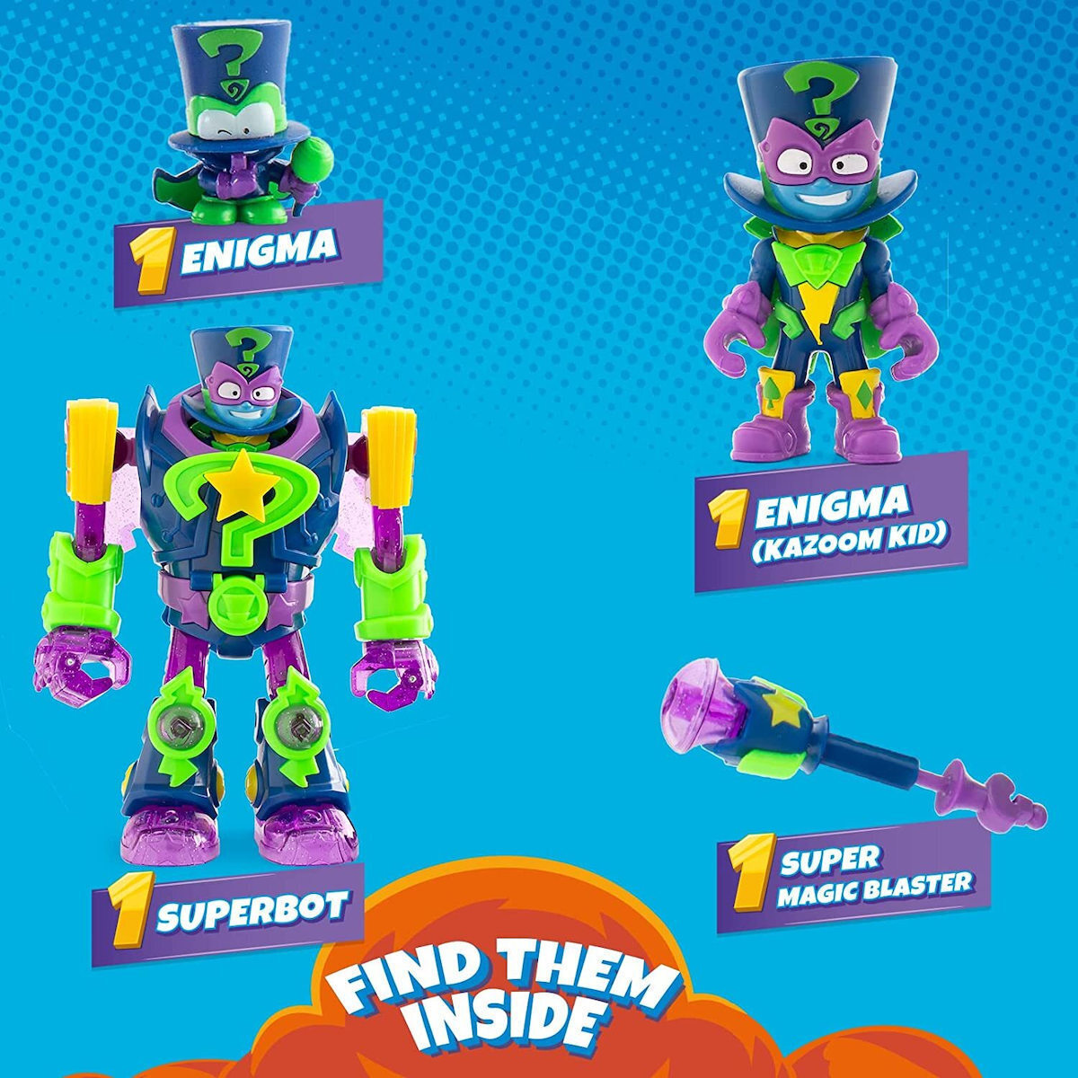 SuperZings - Superbot Enigma 60141000 για 3+ Ετών 16εκ. | Skroutz.gr