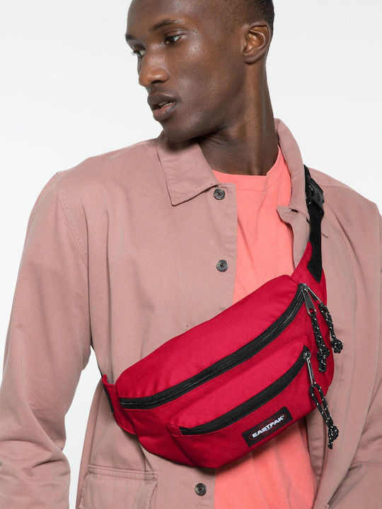 Eastpak Doggy Ανδρικό Τσαντάκι Μέσης Κόκκινο EK073-84Z | Skroutz.gr