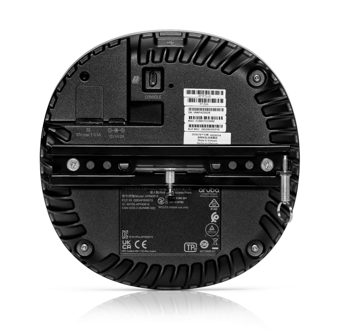 Aruba AP-615 Access Point Wi‑Fi 6E Dual Band (2.4 & 5GHz) Λευκό ...