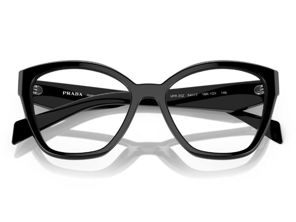 Prada Γυναικείος Κοκκάλινος Σκελετός Γυαλιών Cat Eye σε Μαύρο Χρώμα ...