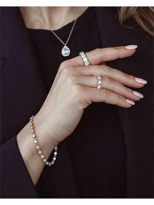 Paraxenies Ring with Zircon made of Silver PAR0048 | Skroutz.mt