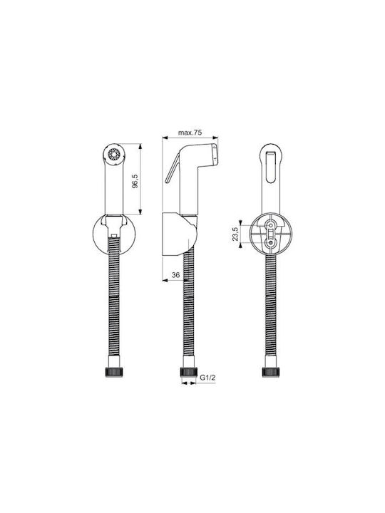 Ideal Standard Idealspray B0595A2 Bidet Sprayer Gold | Skroutz Romania