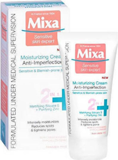 Mixa Skin Expert Anti-Imperfection Moisturizing Cream Ενυδατική Κρέμα ...