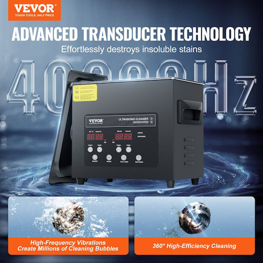 Vevor HGKCSBQXJ3LAPZ00BV2 Curățitor cu ultrasunete 3lt cu Temporizator ...