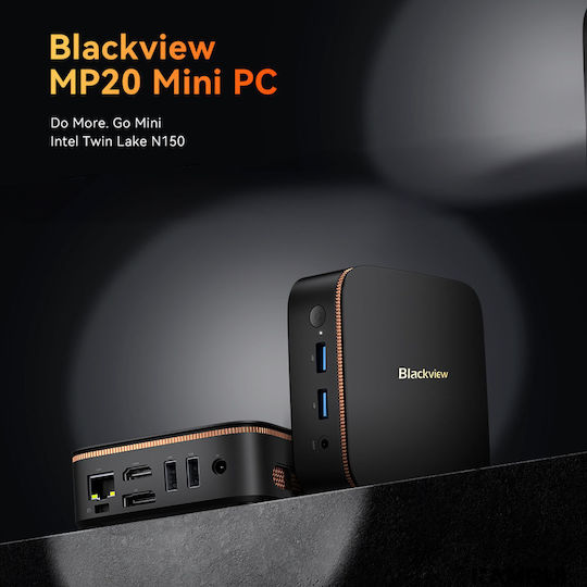 BlackView MP20 Mini PC (N-Series N150/16GB DDR4/512GB SSD/W11 Pro) | Skroutz.gr