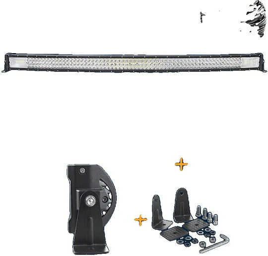 Curved Led Light Bar 60° Flood + 30° Spot Combo Beam Available In ...