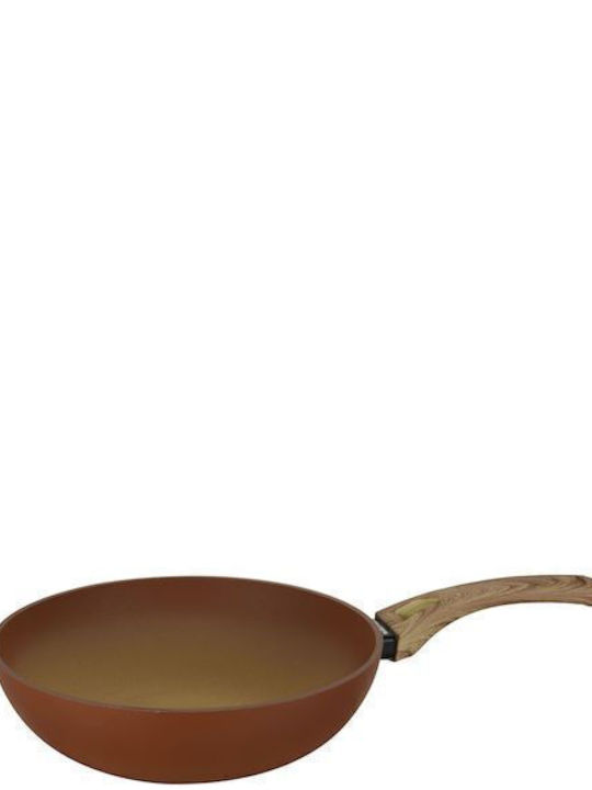 Marva Terracotta Tigaie din Aluminiu cu Strat Antiaderent 28cm 850128 | Skroutz Romania