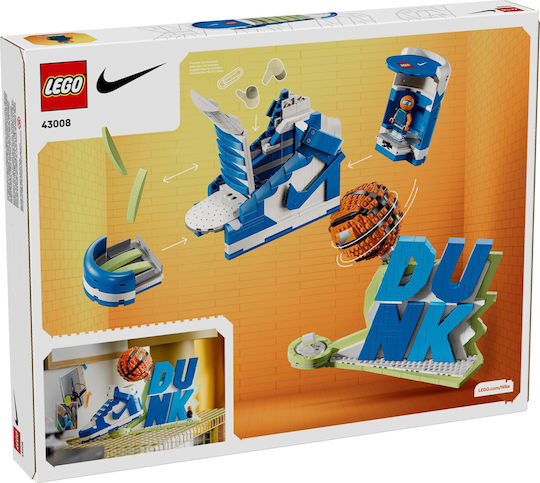 LEGO Τουβλάκια Nike Dunk για 10+ ετών Ετών 1180τμχ 43008 | Skroutz.gr