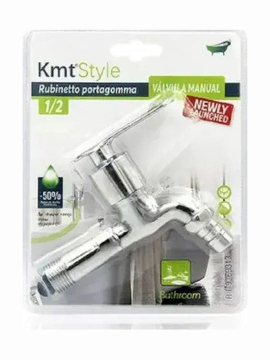 KMT Style 9369313 Αναμεικτική Μπαταρία Μπανιέρας Ασημί | Skroutz.gr