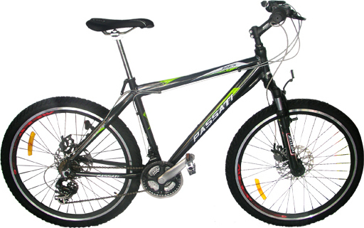 Passati 26" Μαύρο Mountain Bike με Ταχύτητες και Υδραυλικά Δισκόφρενα ...