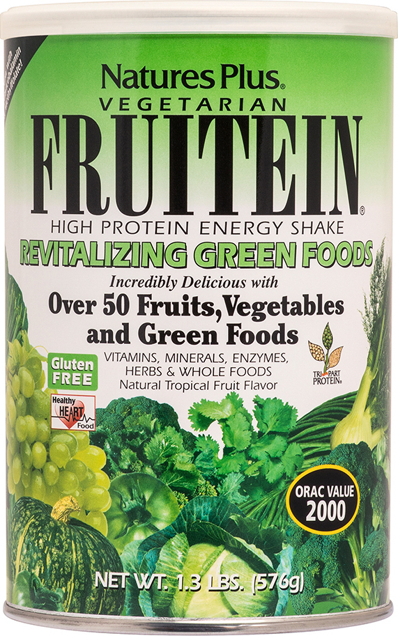 Nature's Plus Vegeterian Frutein Χωρίς Γλουτένη & Λακτόζη 576gr ...