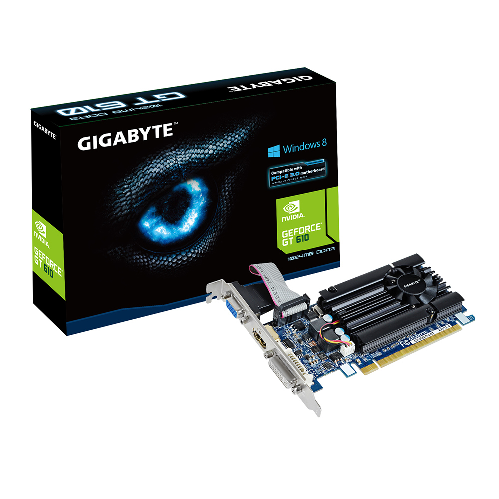 Gigabyte GeForce GT610 1GB LP (GV-N610-1GI) - Skroutz.gr