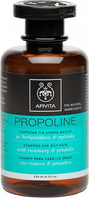 Apivita Propoline Shampoo for Oily Hair with Rosemary & Propolis 250ml ...