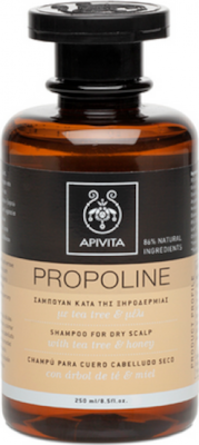 Apivita Propoline Shampoo for Dry Scalp with Tea Tree & Honey 250ml ...