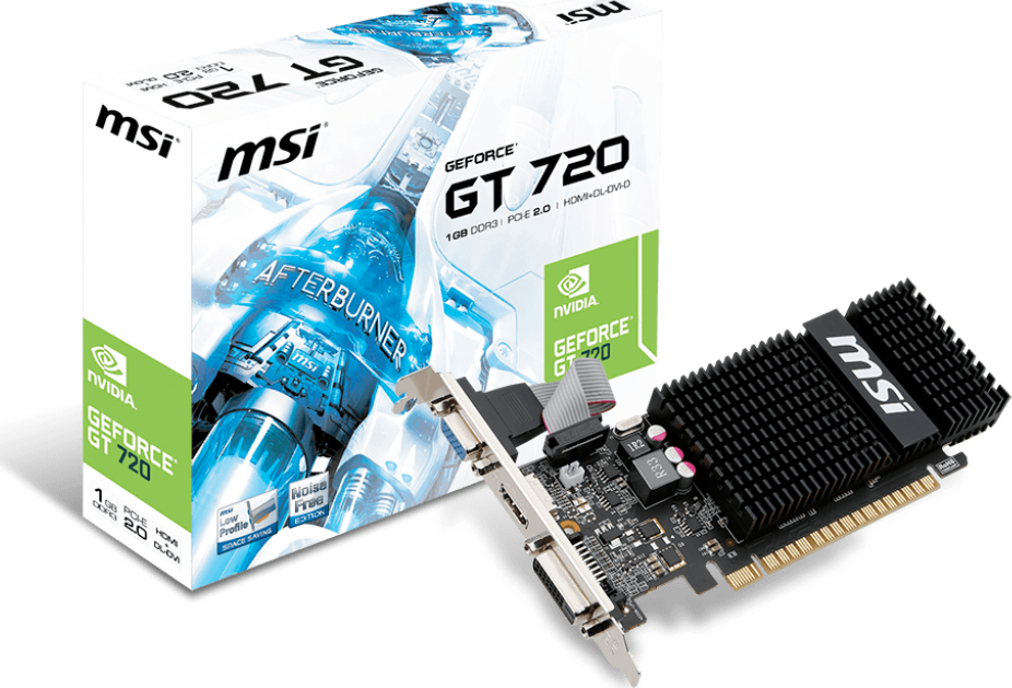 MSI GeForce GT720 1GB Passive LP (N720-1GD3HLP) - Skroutz.gr