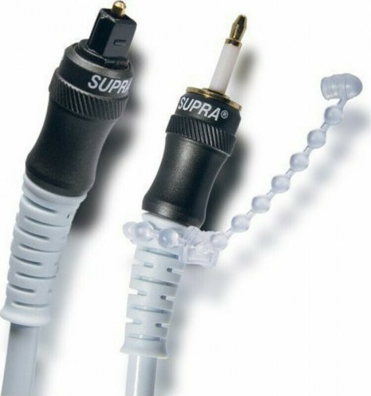 Supra Optical Audio Cable TOS male - mini TOS male Λευκό 2m (1003100268 ...